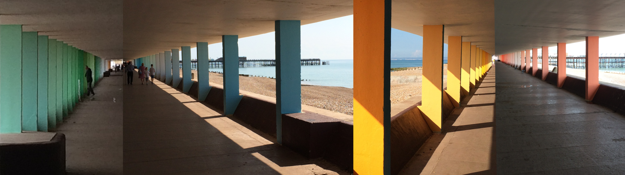 Bottle Alley bridges the towns of St.Leonards On Sea and Hastings on ...